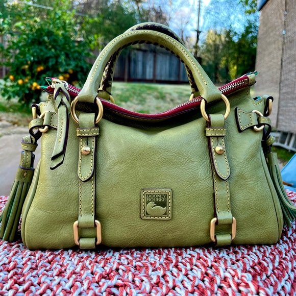 Dooney & Bourke | Bags | Dooney Bourke Mini Florentine Satchel Rare ...